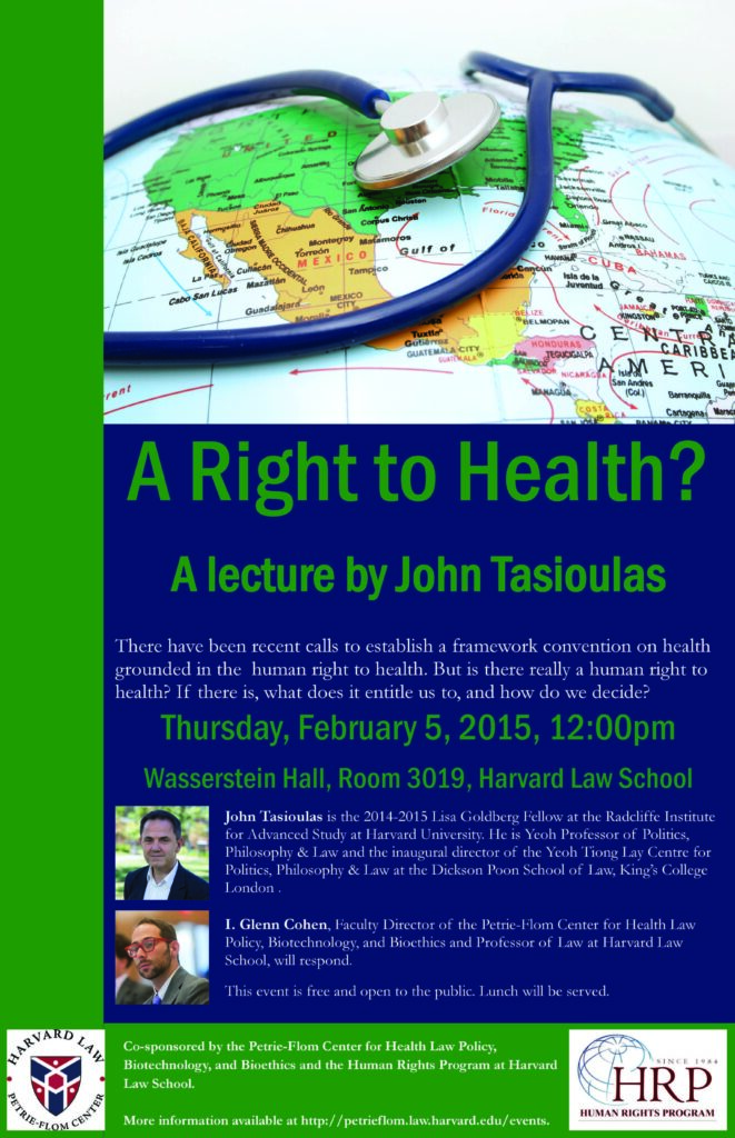 A Right to Health? - Harvard Law School | Human Rights Program